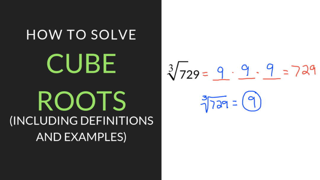 How To Find Cube Roots Worksheet, Definition, And Examples