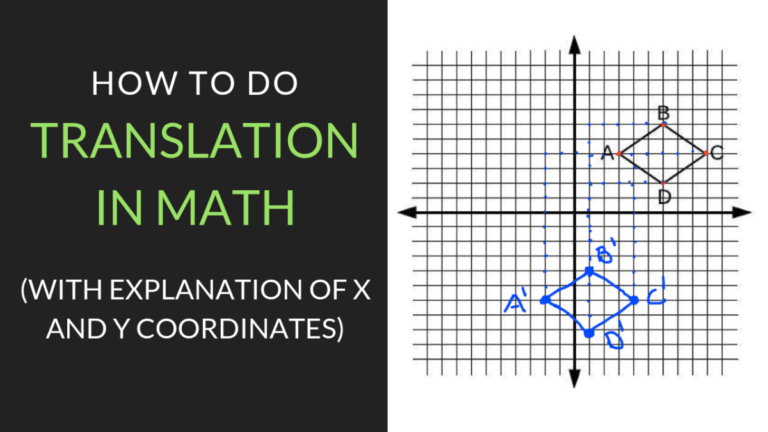 Translation In Math Worksheets, Definition, And Examples