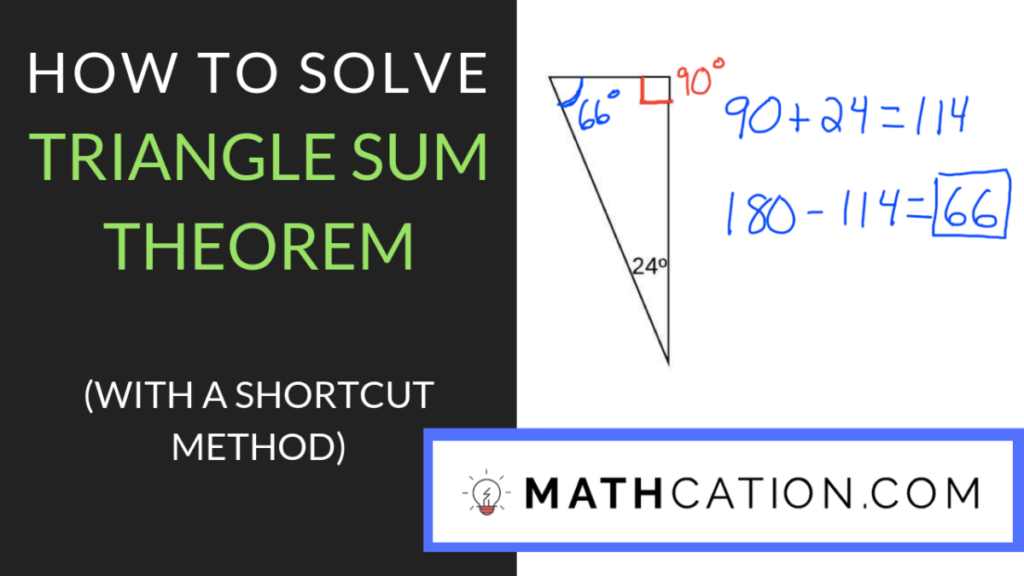 Triangle Sum Theorem Worksheet, Examples, And Definition