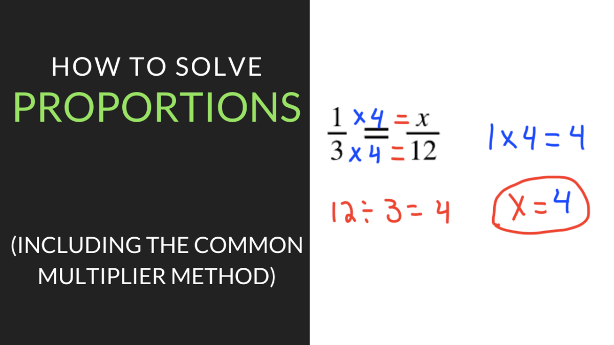 Proportions Worksheet, Examples, And Definition